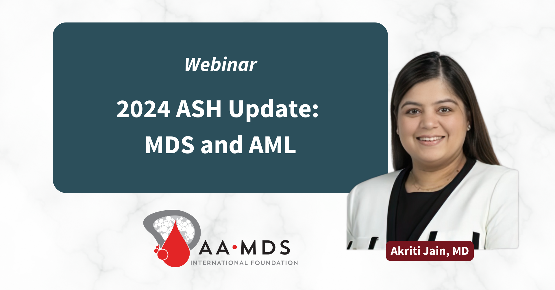 ASH 2024 Update: MDS and AML